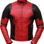 Deadpool Wade Wilson Distressed Biker Leather Jacket - Supreme Fashion ...
