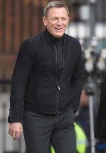 SPECTRE JAMES BOND MOROCCO MATCHLESS BLACK SUEDE LEATHER JACKET ...